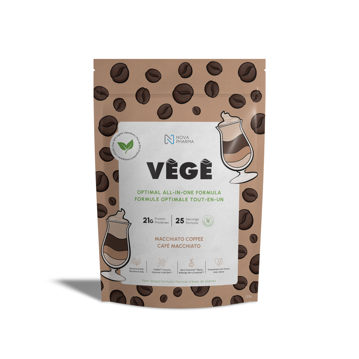 VEGE - PLANT PROTEIN, 25 SERVINGS - COFFEE MACCHIATO – MaudeL
